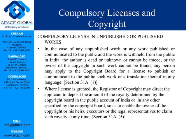 Compulsory licensing | PPT