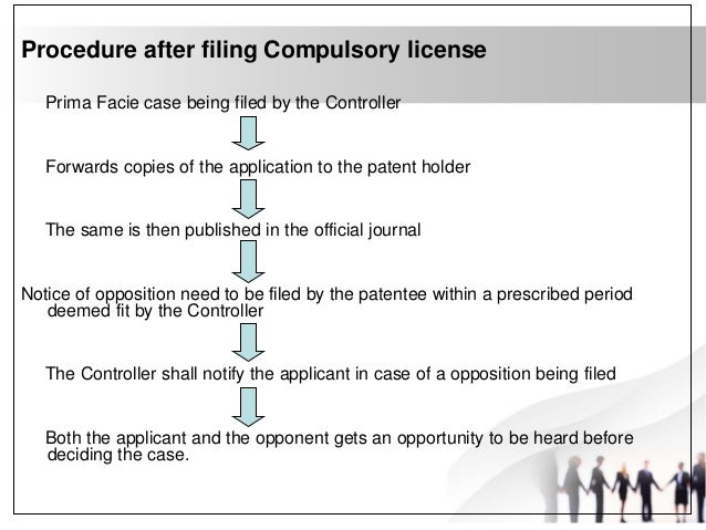 Compulsory licensing