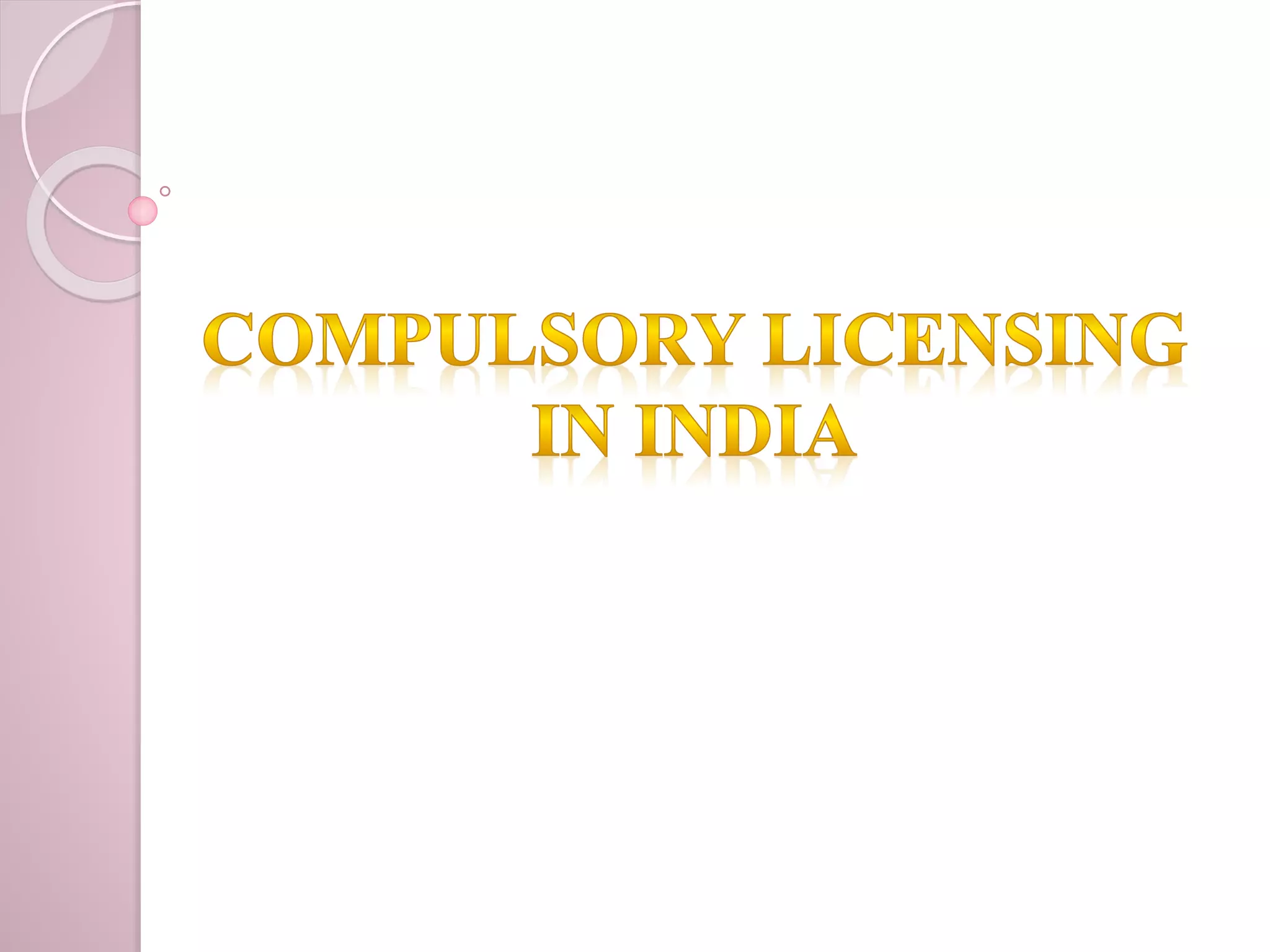 Compulsory licensing by surendra | PPTX | Pharmaceutical Industry ...