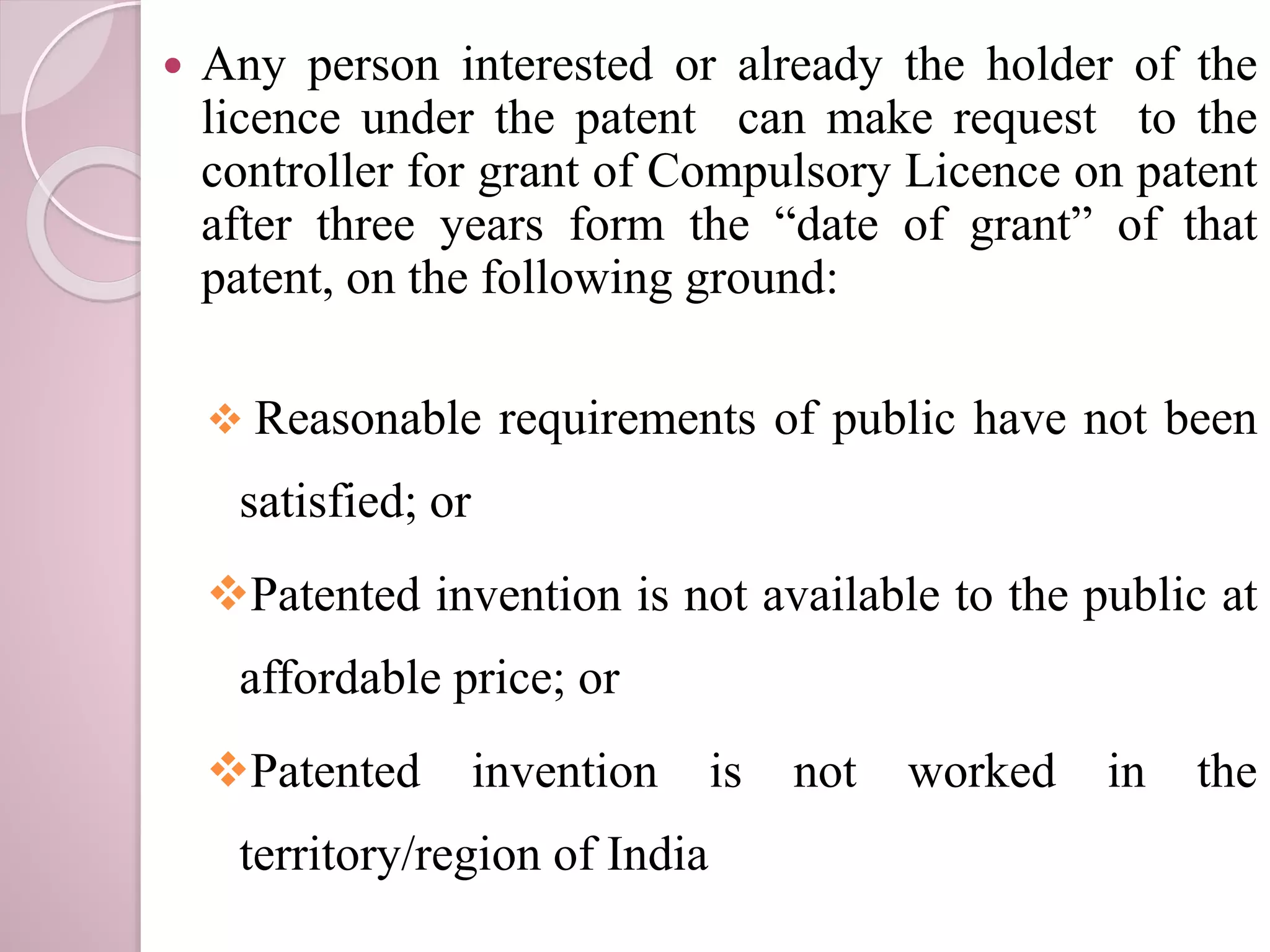 Compulsory licensing by surendra | PPTX | Pharmaceutical Industry ...