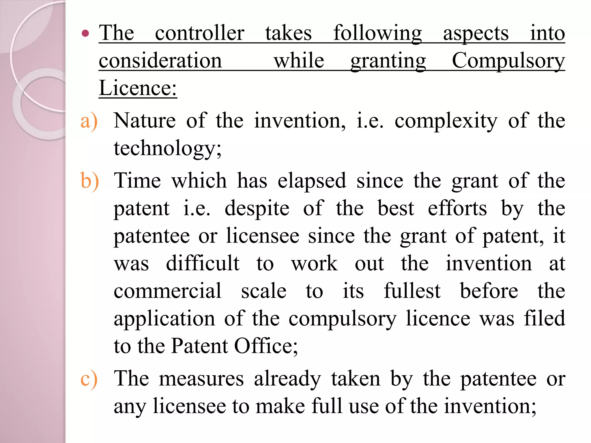 Compulsory licensing by surendra | PPTX | Pharmaceutical Industry ...