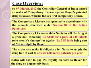 Compulsory licensing by surendra | PPTX | Pharmaceutical Industry ...