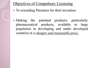Compulsory licensing by surendra | PPTX | Pharmaceutical Industry ...