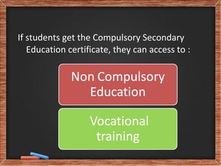 Compulsory secondary education | PPT