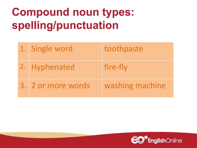 Compund nouns | PPT