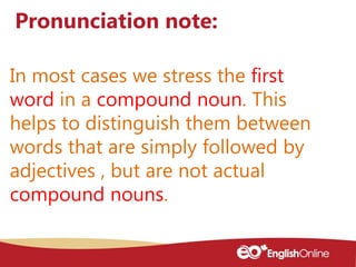 Compund nouns | PPTX