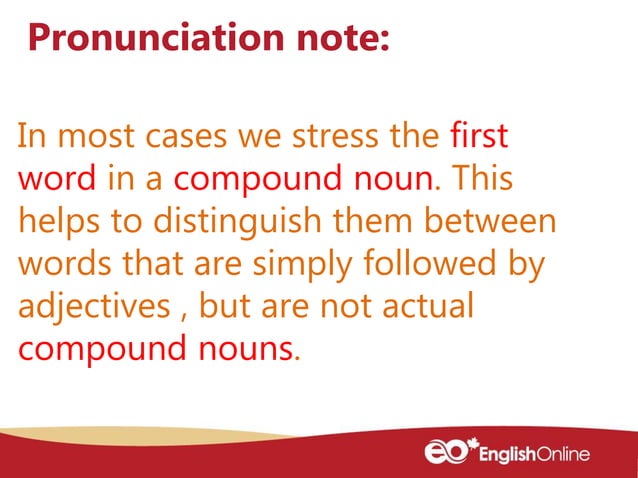 Compund nouns | PPT