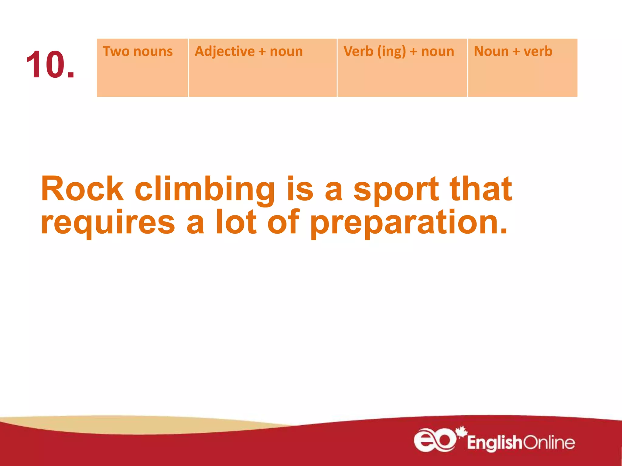 Compund nouns | PPTX