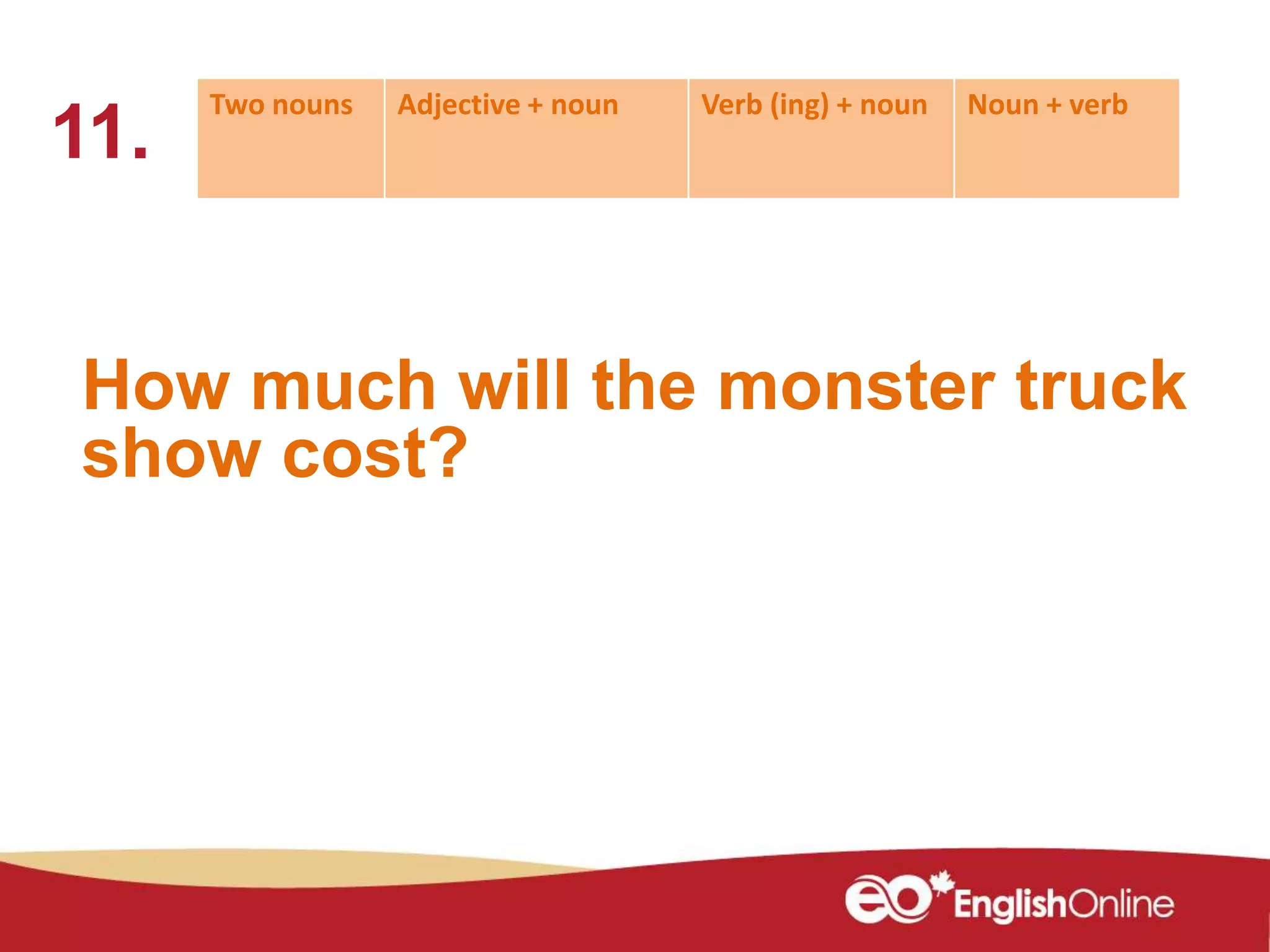 Compund nouns | PPTX