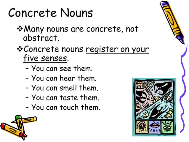 Compund nouns, abstract and concrete | PPT