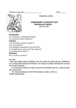 Compunere cu inceput_dat | DOC