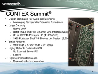 Compunetix overview 2014 | PPTX | Web Conferencing | Computer Software ...