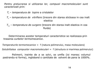 Compusi macromoleculari [repaired] | PPT