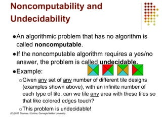Computability - Tractable, Intractable and Non-computable Function | PPTX