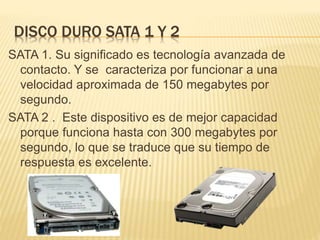 Tipos de ram, rom, tarjeta madre y perifericos de entrada y salida | PPTX