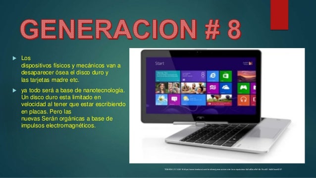 LAS 8 GENERACIONES DE LA COMPUTADORA