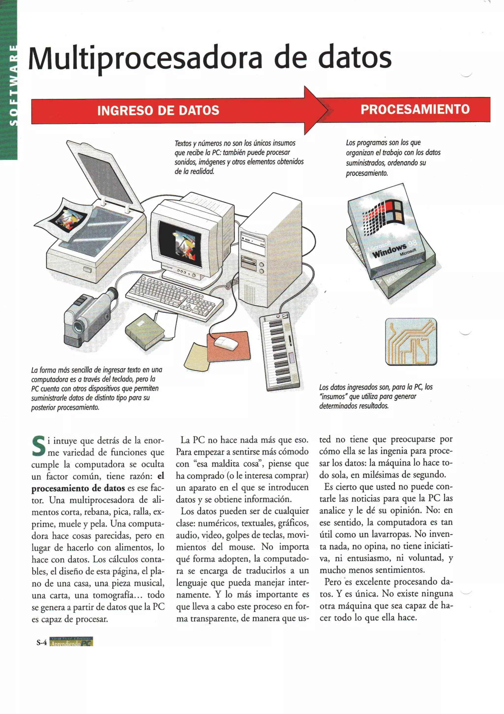 Multiprocesadora de Datos: La Computadora | PDF | Computing | Technology & Computing