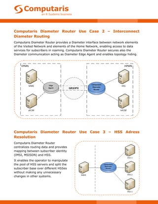 Computaris Diameter Router | PDF