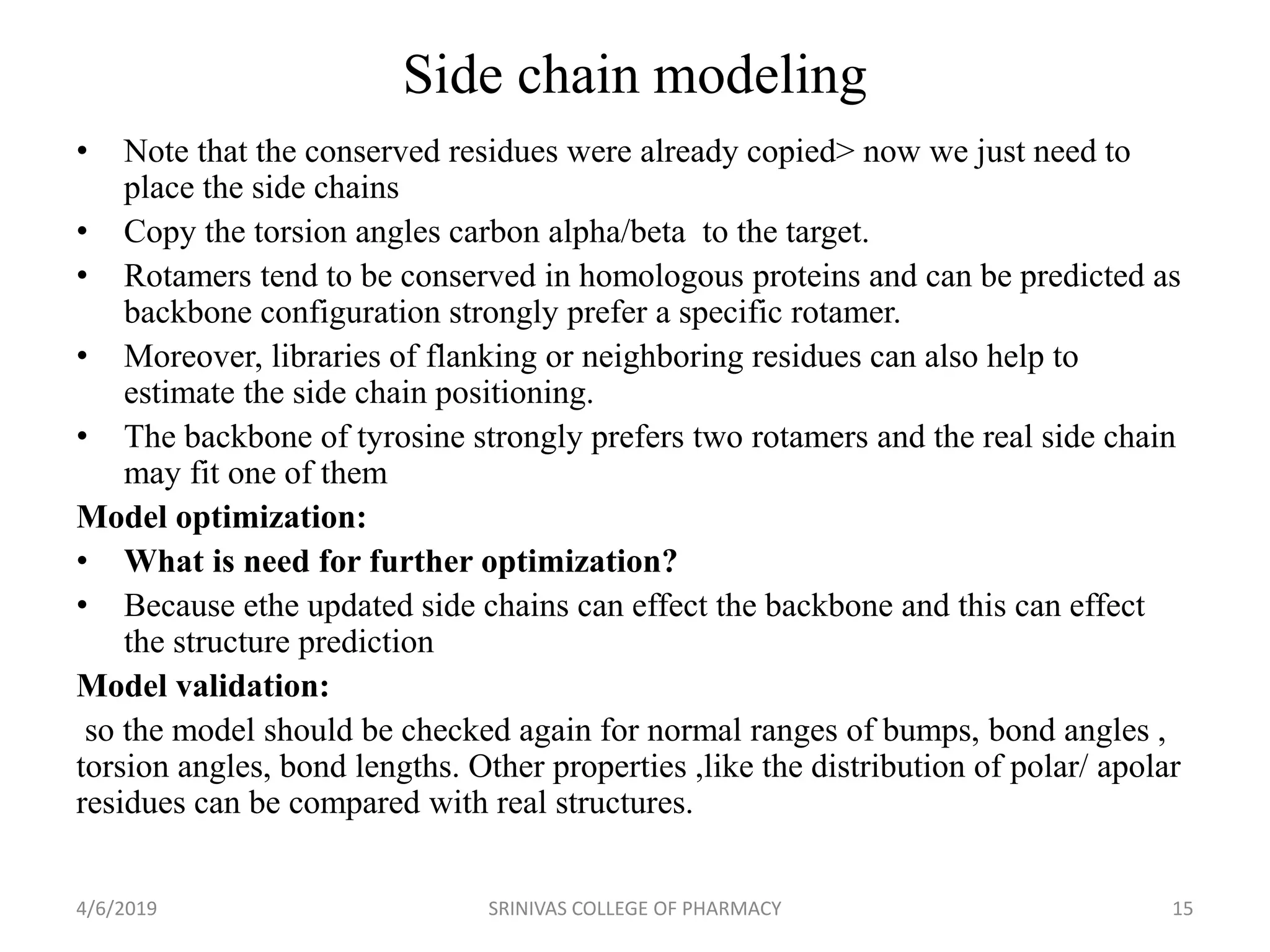 threading and homology modelling methods | PPTX