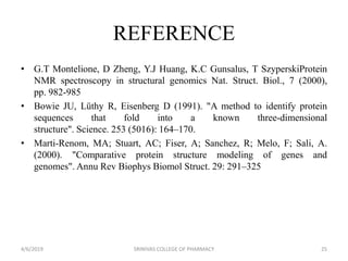 threading and homology modelling methods | PPTX