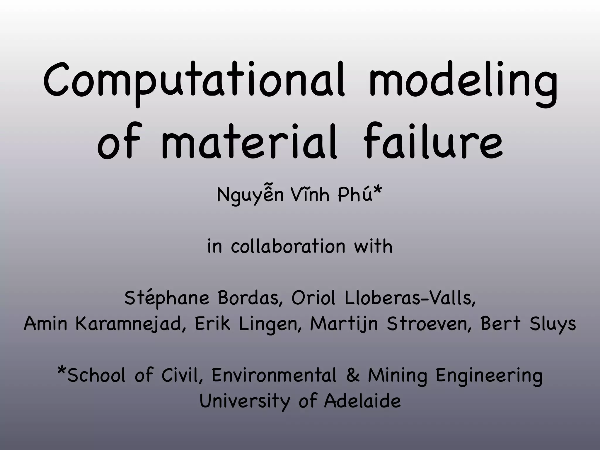 Computational fracture mechanics | PDF
