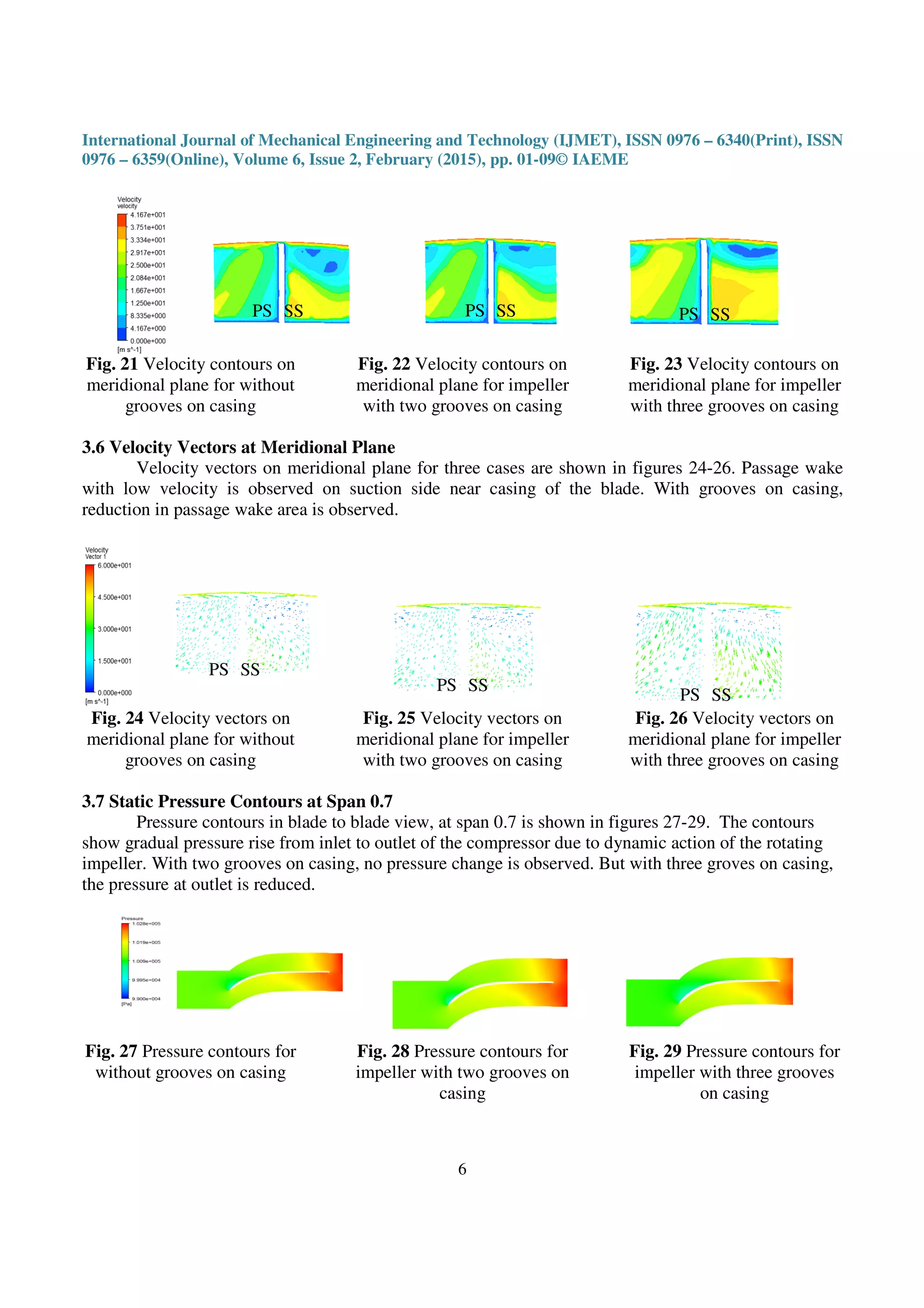 Computational analysis of centrifugal compressor with grooves on casing ...