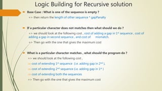 Dynamic Programming: Smith-Waterman | PPT