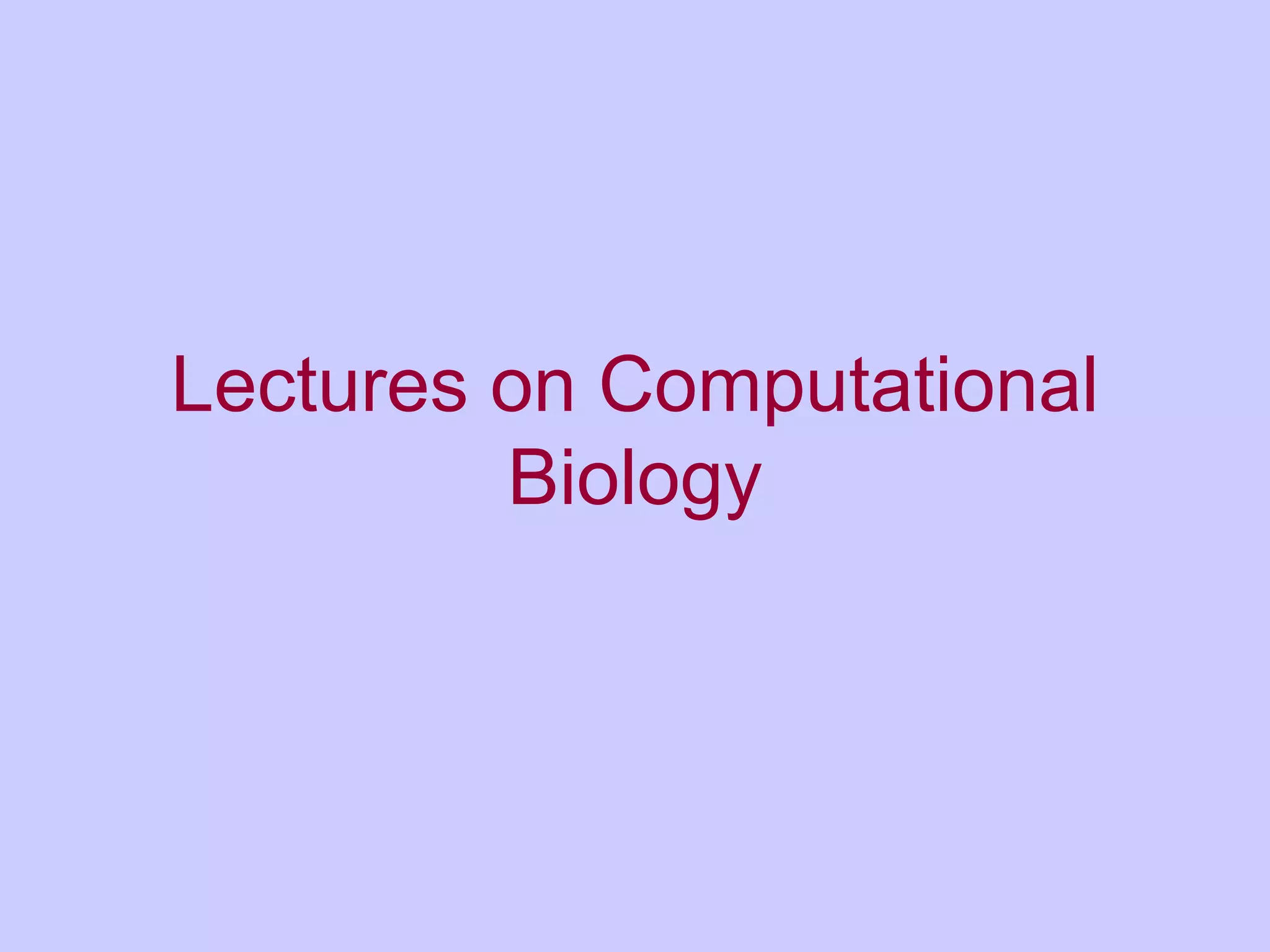 Computational biology.ppt