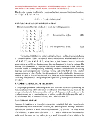 Computational buckling of a three lobed crosection | PDF