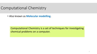 Computational Chemistry- An Introduction | PDF