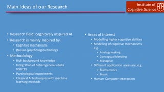 Computational Creativity - Kai-Uwe Kühnberger, | PPT