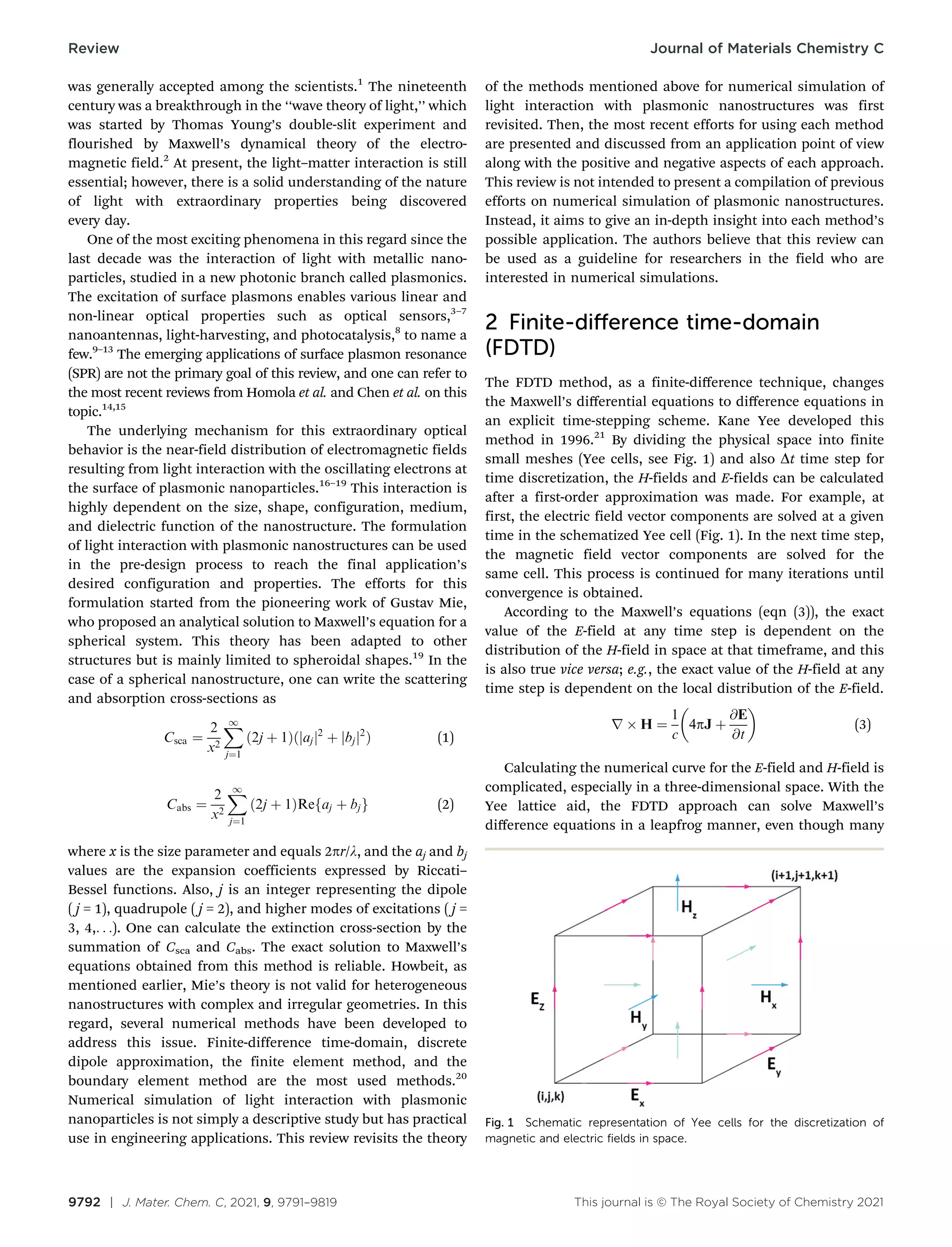 Computational Electromagnetics In Plasmonic Nanostructures Pdf