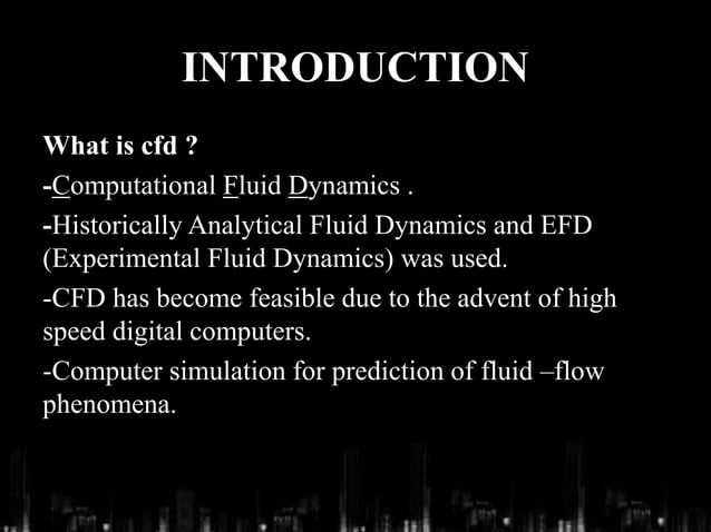 Computational fluidDynamics | PPT