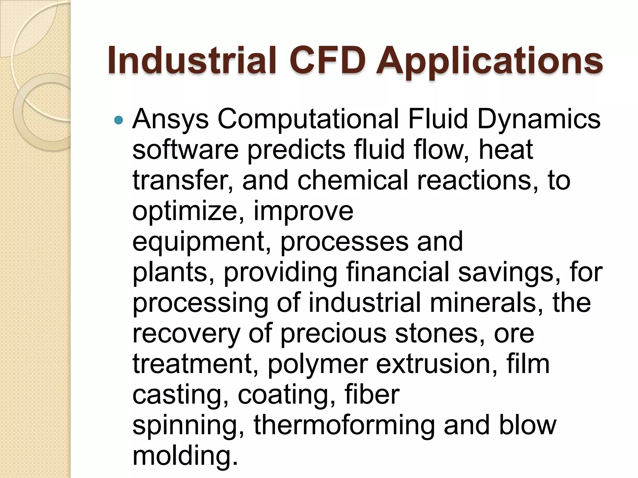Computational fluid dynamics for chemical reactor design | PPT