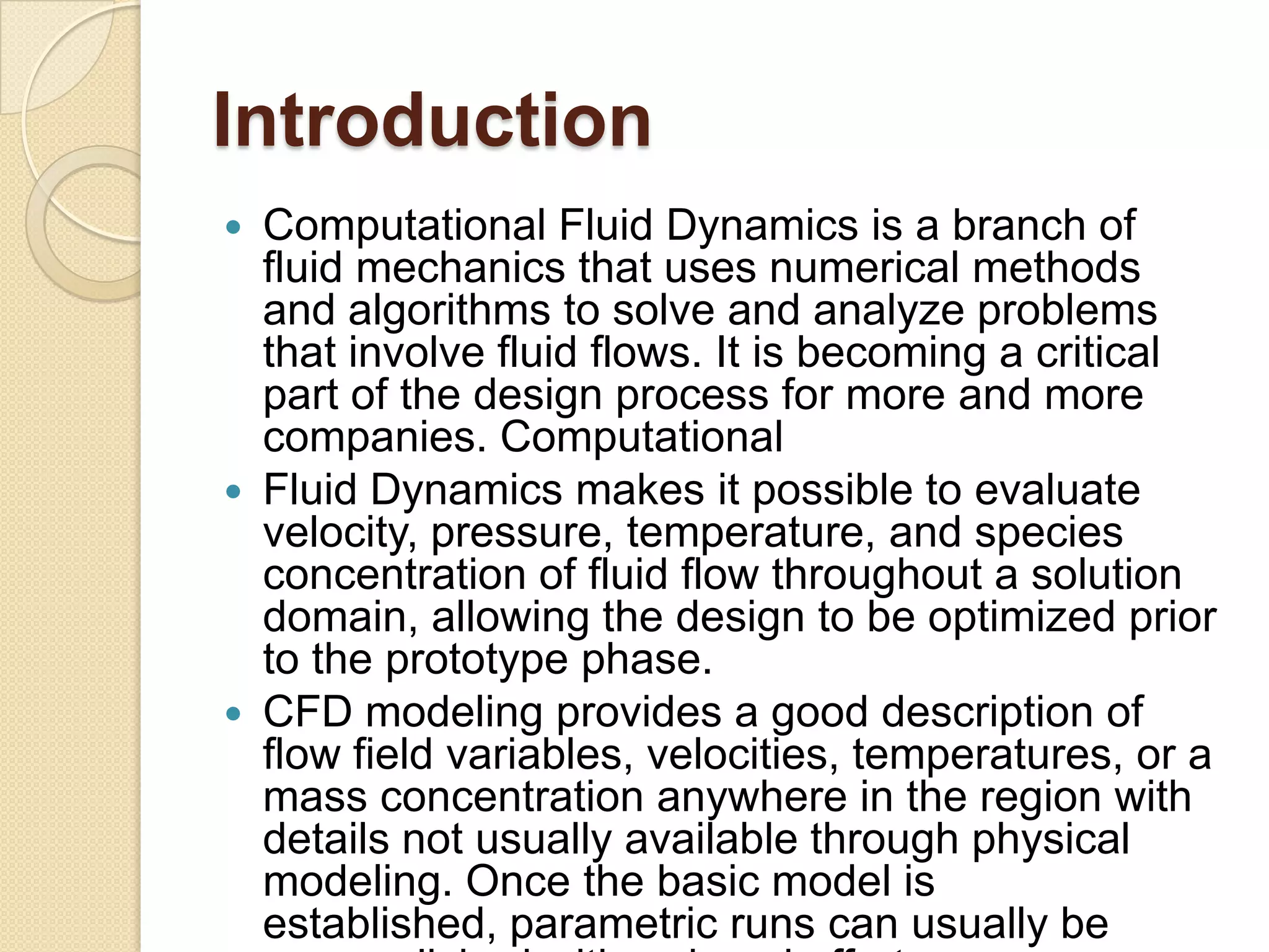Computational fluid dynamics for chemical reactor design | PPT