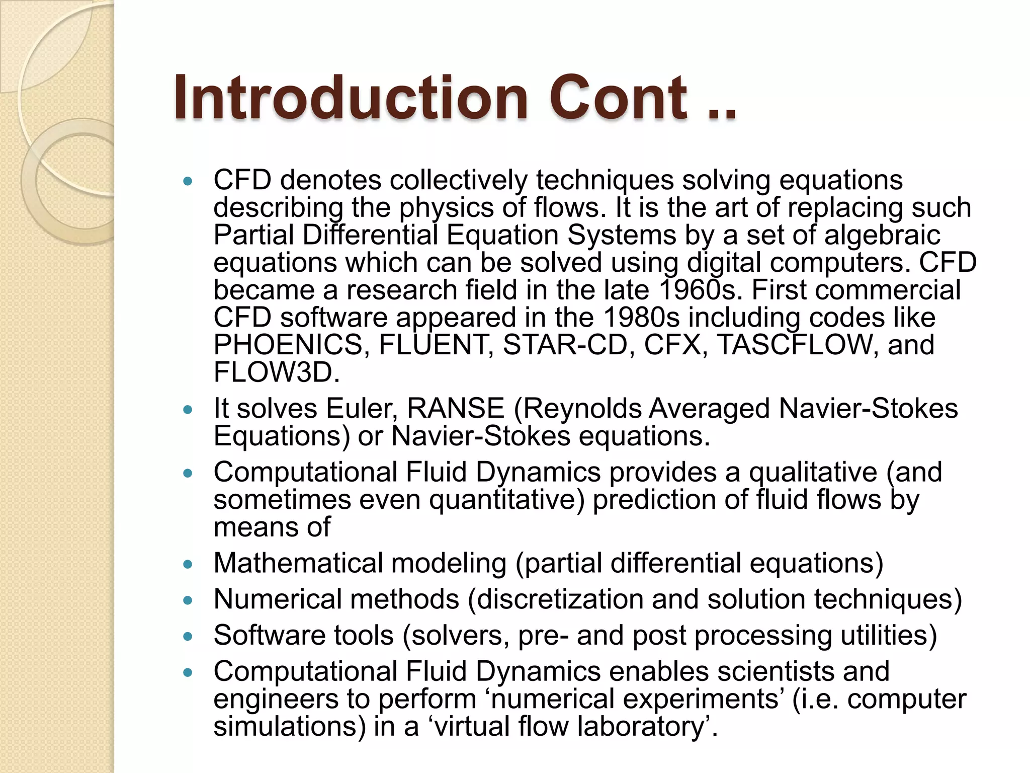 Computational fluid dynamics for chemical reactor design | PPT