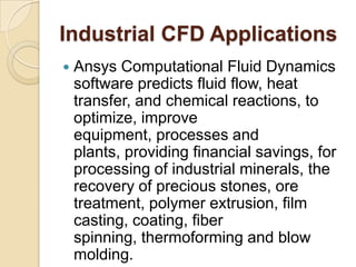 Computational fluid dynamics for chemical reactor design | PPT