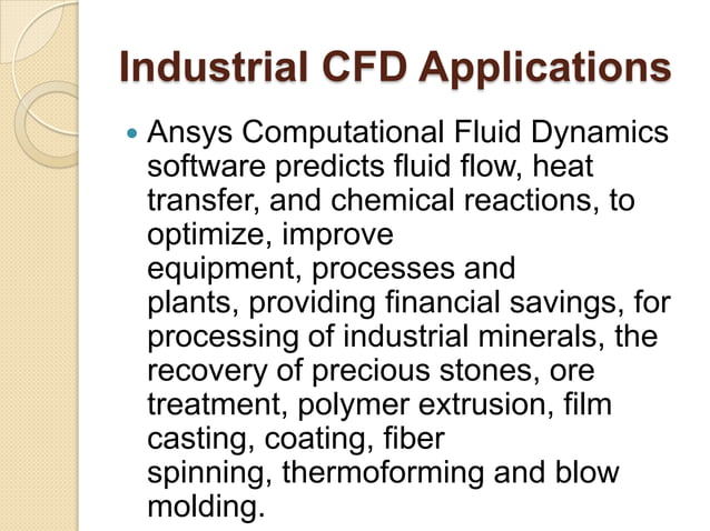 Computational fluid dynamics for chemical reactor design | PPT
