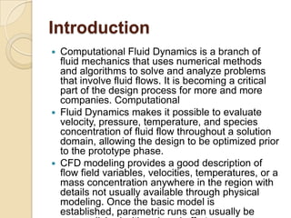 Computational fluid dynamics for chemical reactor design | PPT