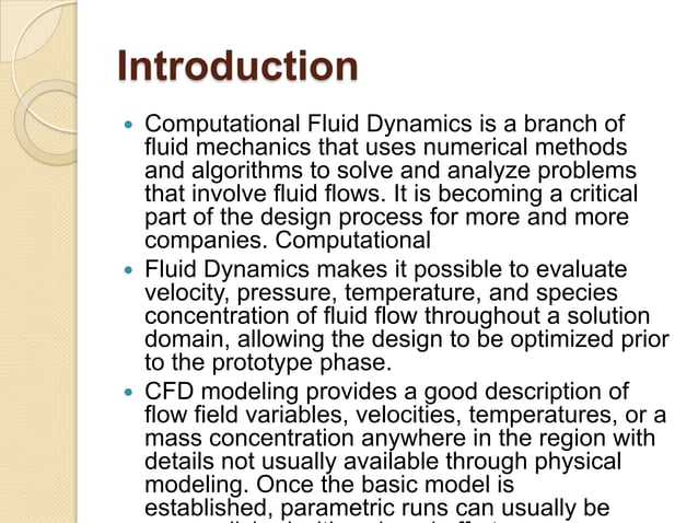 Computational fluid dynamics for chemical reactor design | PPT