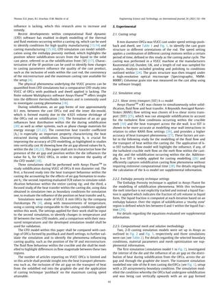 Computational fluid dynamic simulations of solidification for enhancing speed of continuous cast ...