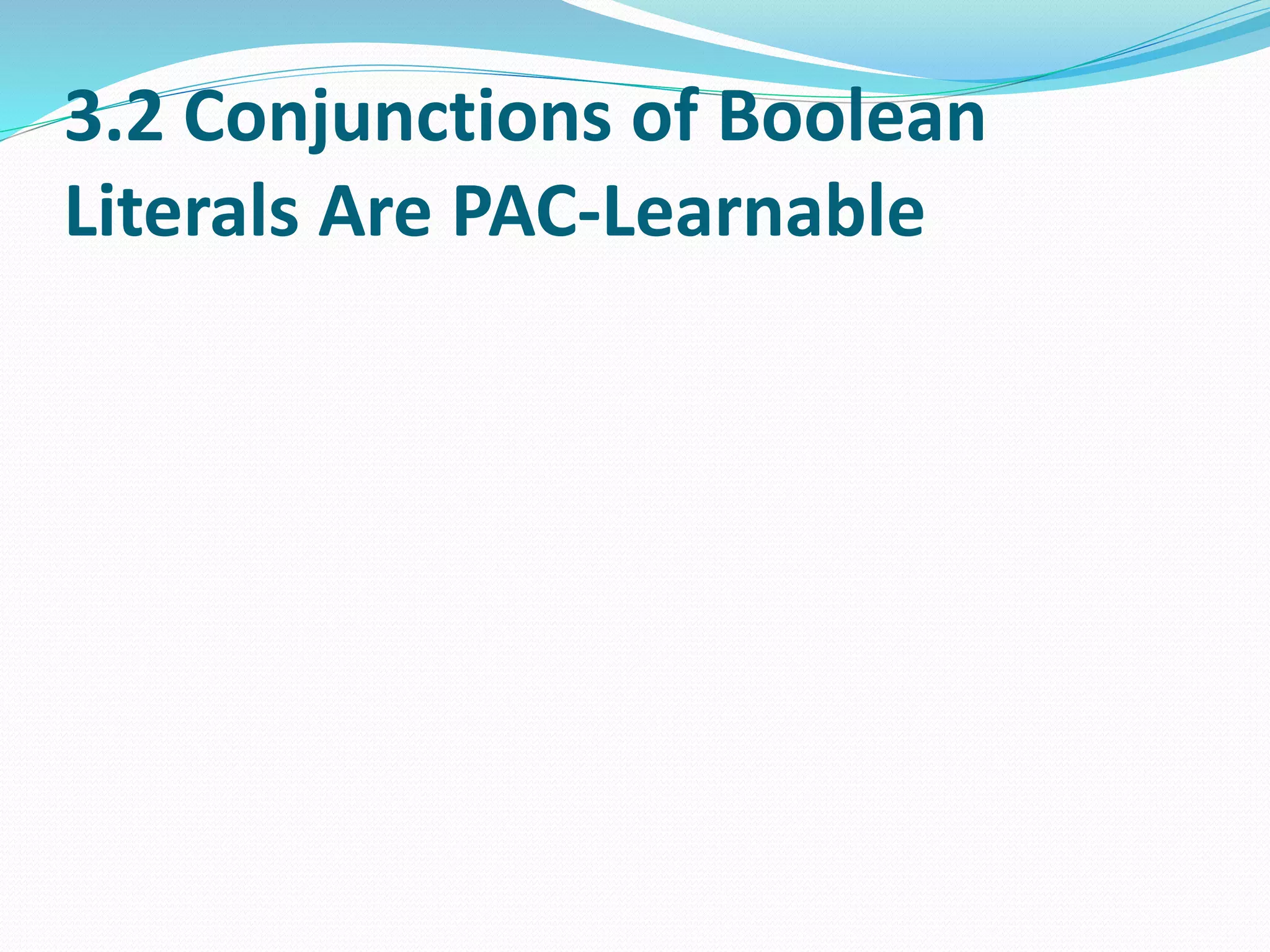 Computational learning theory | PPTX