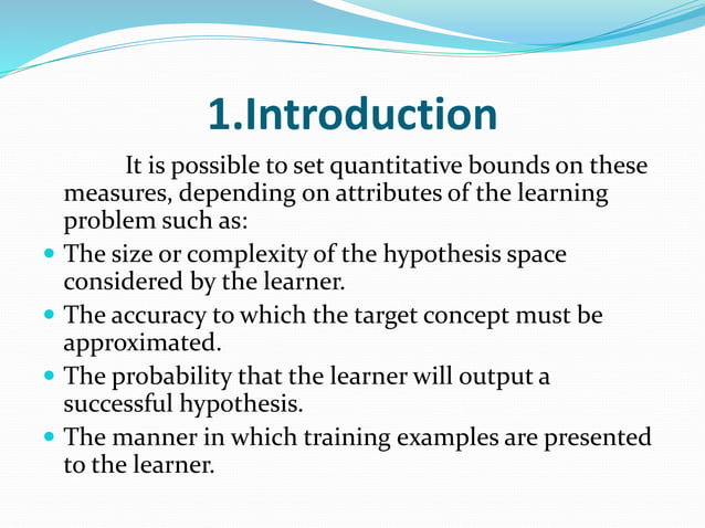 Computational Learning Theory Pptx Computing Technology And Computing