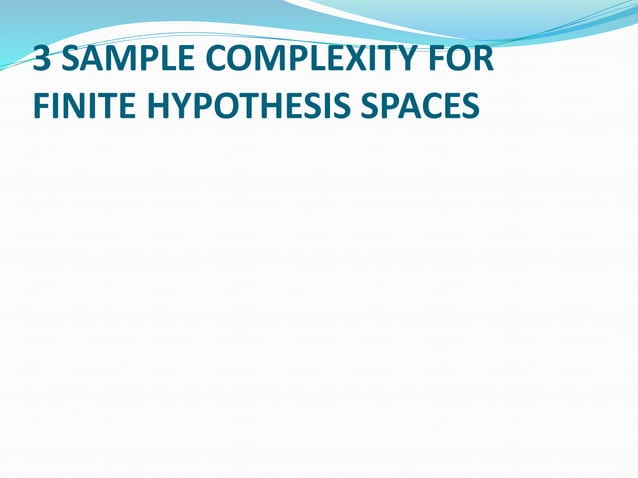 Computational learning theory | PPTX | Computing | Technology & Computing