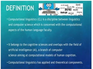 Computational linguistics | PPT
