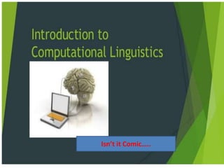 Computational linguistics | PPT
