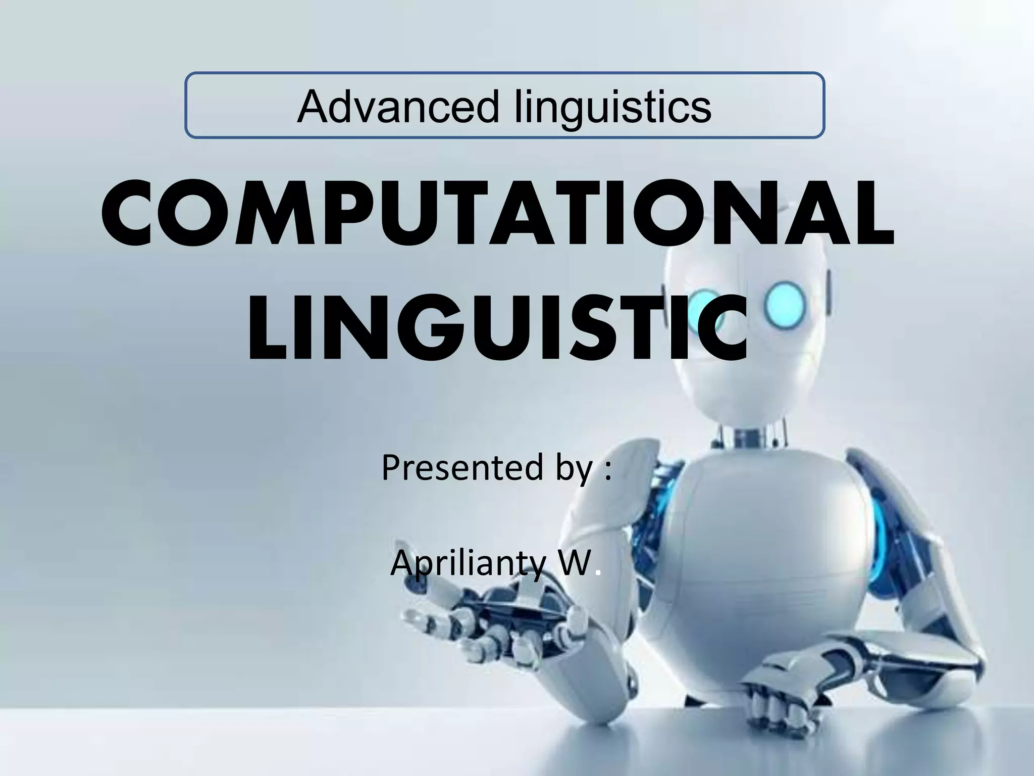 Computational linguistic by lucas freitas | PPT