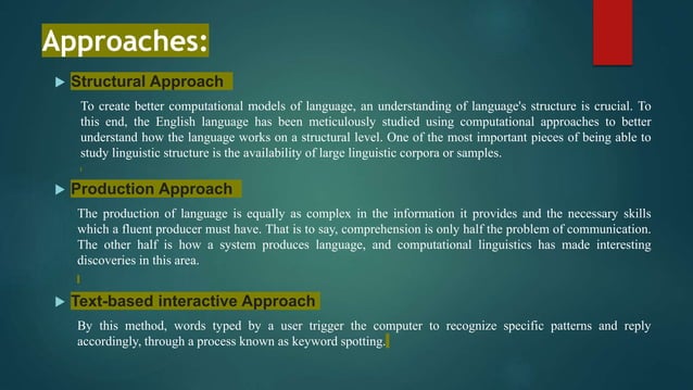 Computational linguistics | PPTX