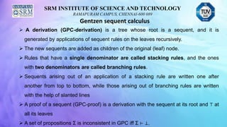 Computational logic Propositional Calculus proof system | PPT