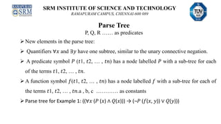 Computational logic First Order Logic | PPT